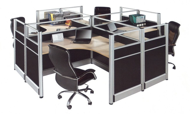 ,,.Customized Worksation Table, Office Partition, Furniture & Home ...