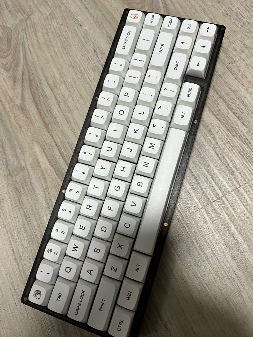 Cute White Minimalist XDA Keycaps for Mechanical Gaming Keyboard ...