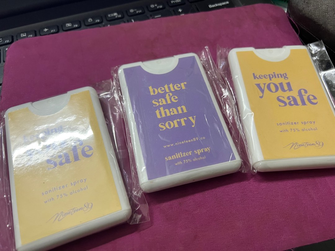 Dear 19 baby powder limited edition hand sanitizer spray(3pcs), Beauty ...