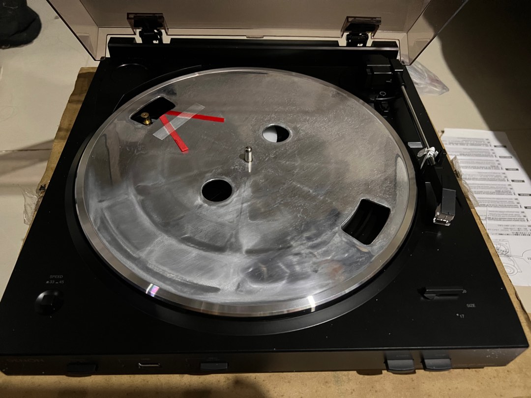 DENON TURNTABLE DP-200USB, Audio, Other Audio Equipment on Carousell