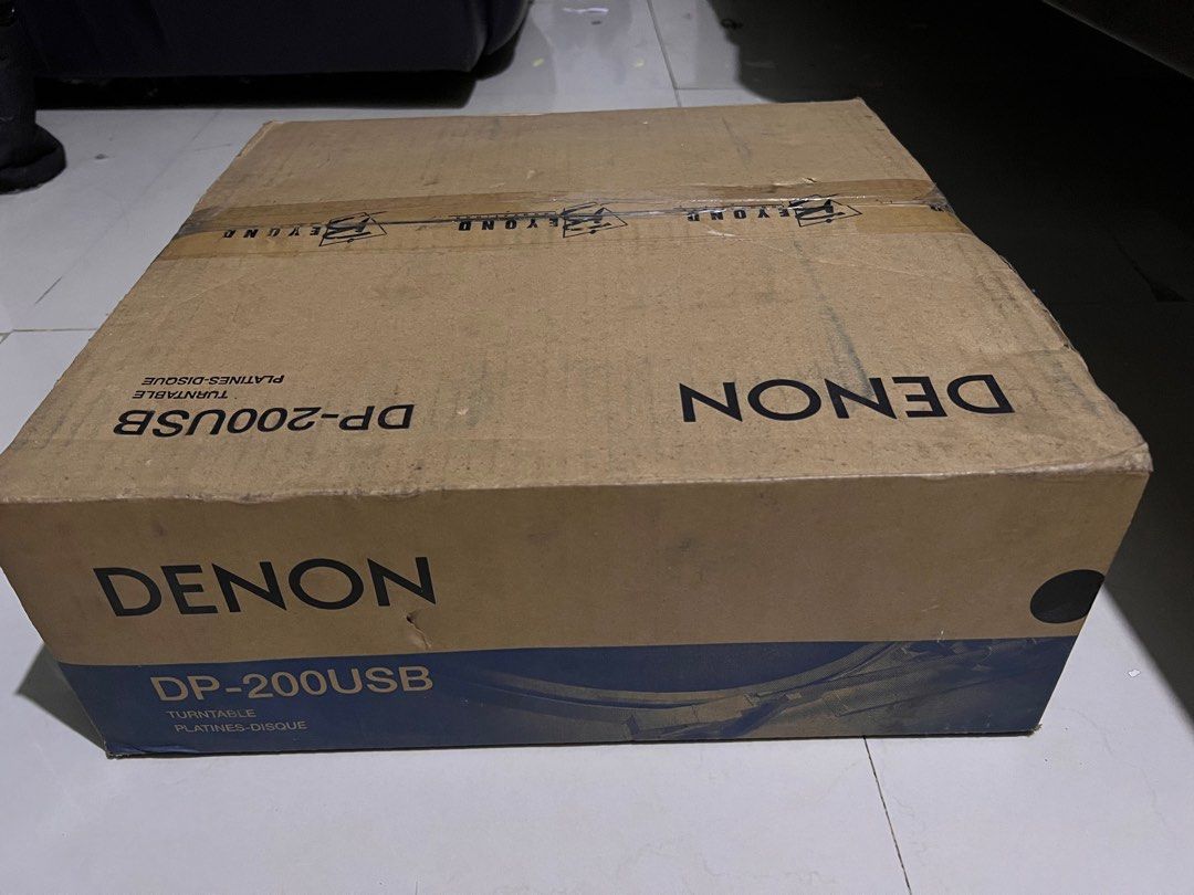 DENON TURNTABLE DP-200USB, Audio, Other Audio Equipment on Carousell