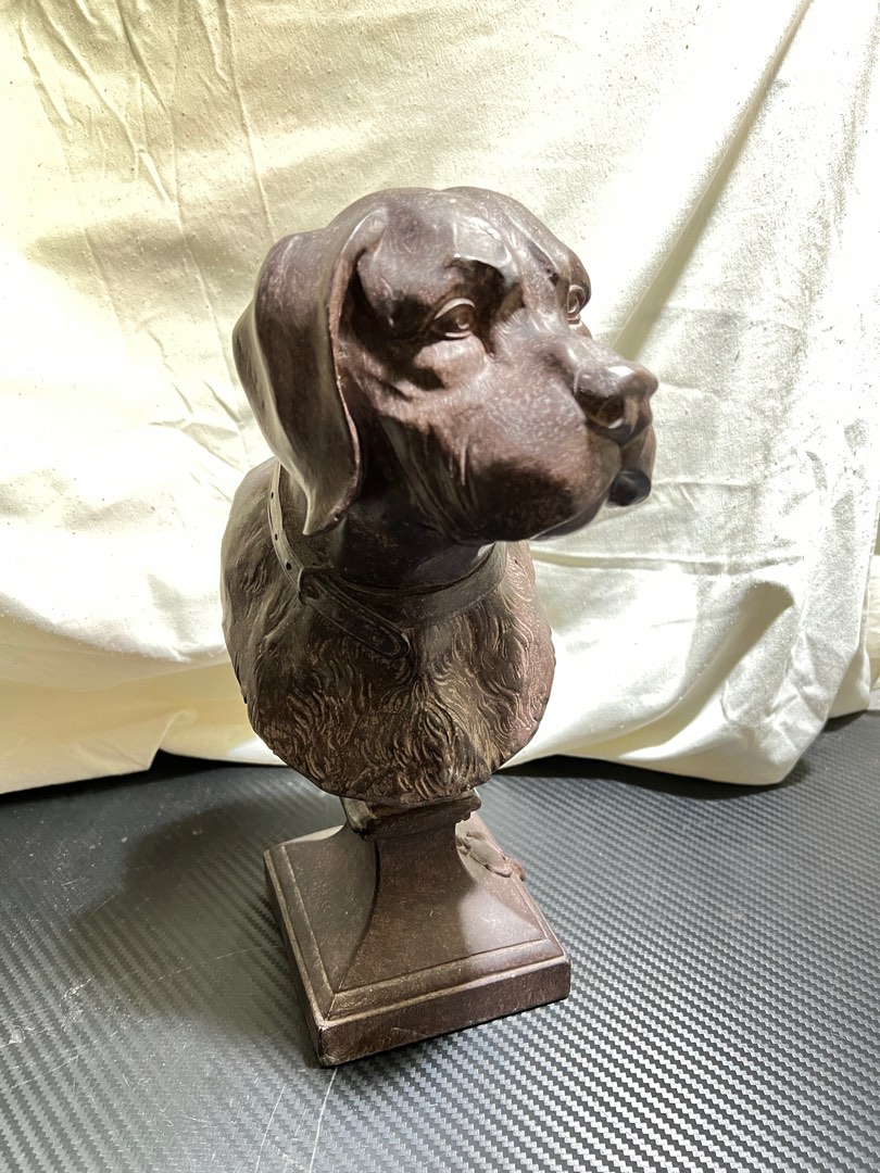 Detailed Dog Bust Display, Furniture & Home Living, Home Decor, Other ...