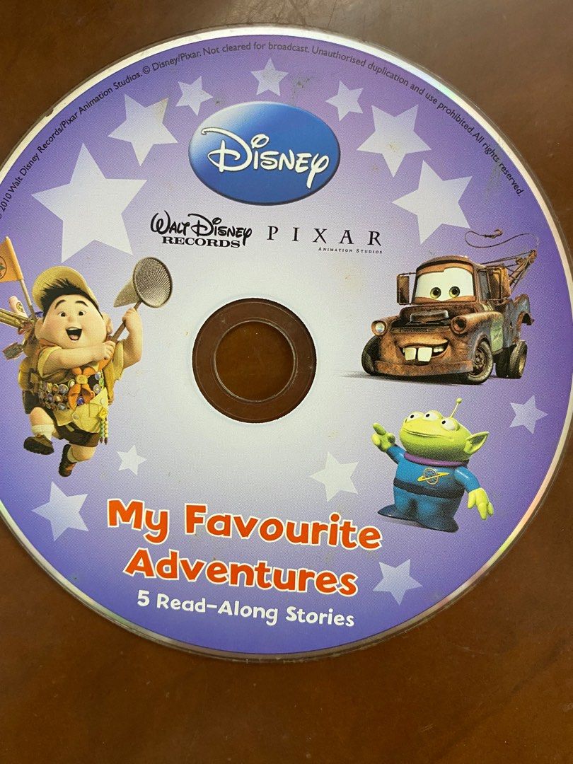 Disney’s Favourite Adventures Storybooks with a CD, 興趣及遊戲, 書本 & 文具, 小朋友 ...