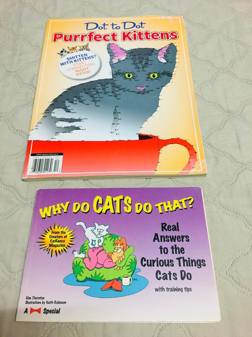 Dot to Dot Purrfect Kittens and Why Do Cats Do That Bundle, Hobbies ...