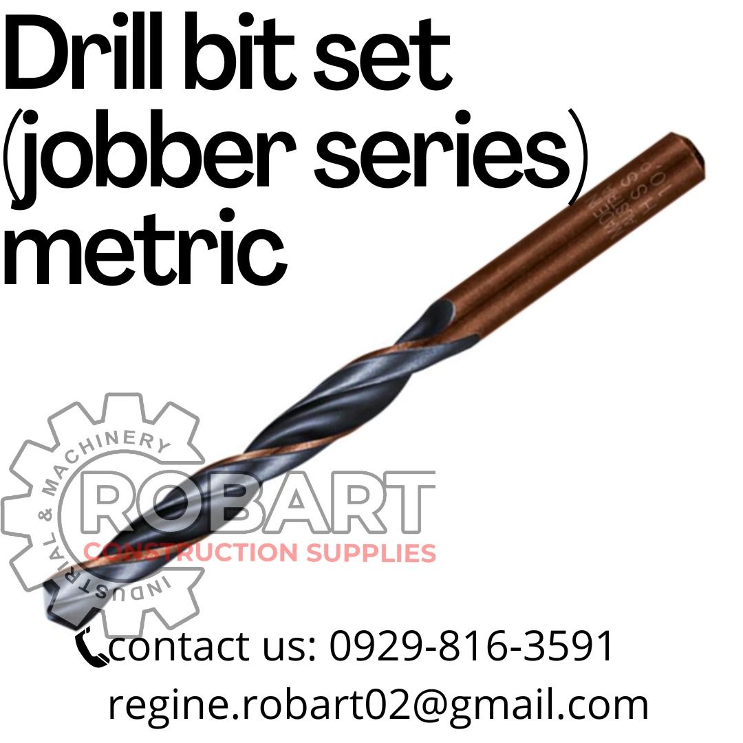 Drill bit set (jobber series) metric, Commercial & Industrial ...