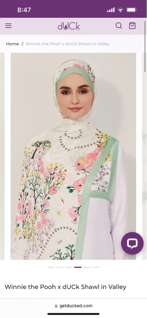 [dUCk] Winnie the Pooh x dUCk Shawl in Valley, Women's Fashion ...