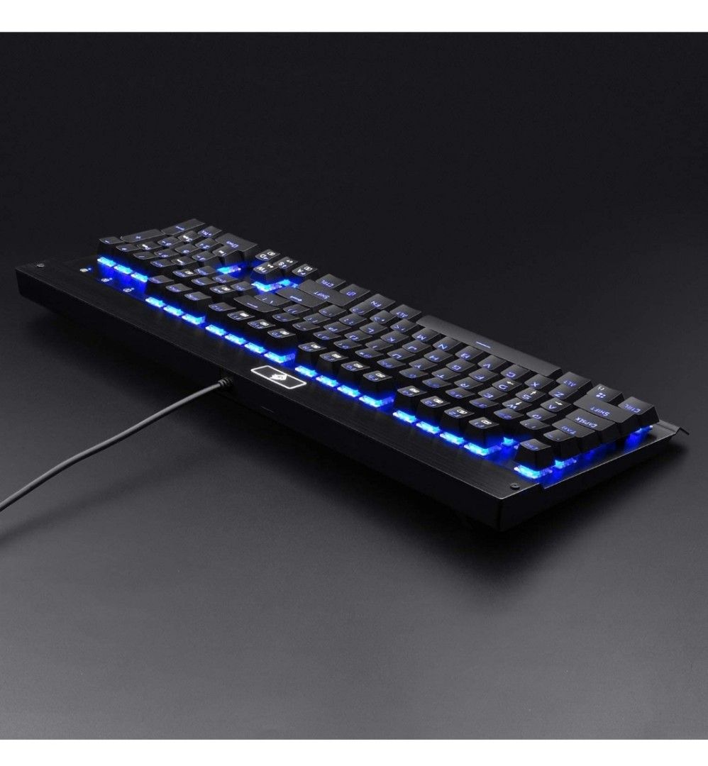 Eagletec KG010 Mechanical Keyboard, USB Wired Natural Ergonomic ...