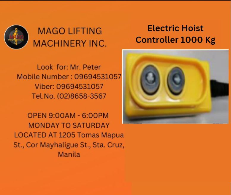 Electric Hoist Controller 1000 Kg, Commercial & Industrial ...