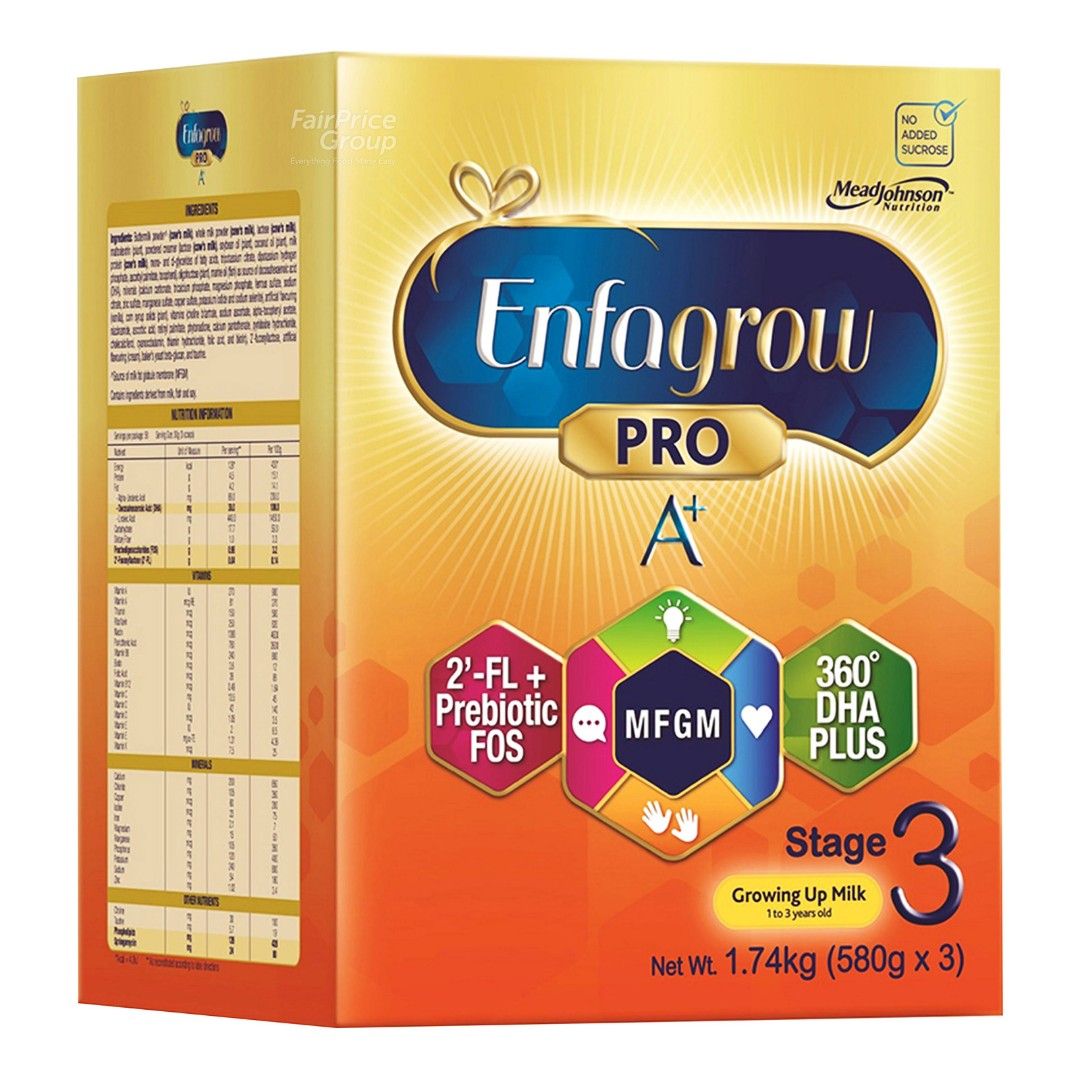 Enfagrow Pro A+ Stage 3 [1.74kg box], Babies & Kids, Nursing & Feeding ...