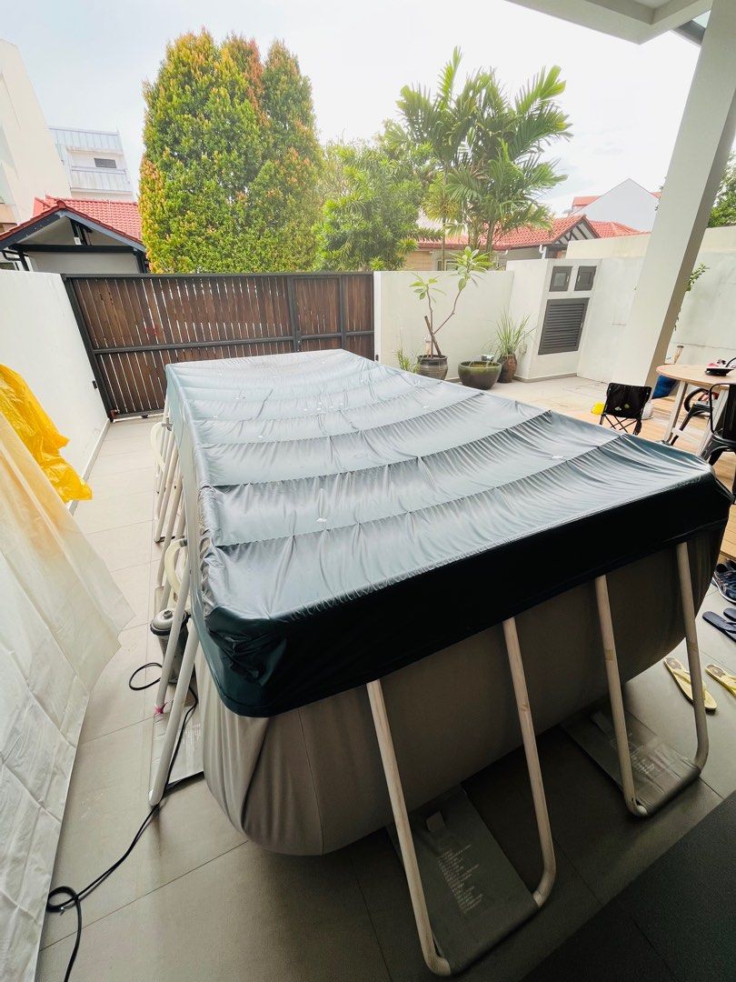 Extra Large Intex Swimming Pool, Furniture & Home Living, Outdoor ...