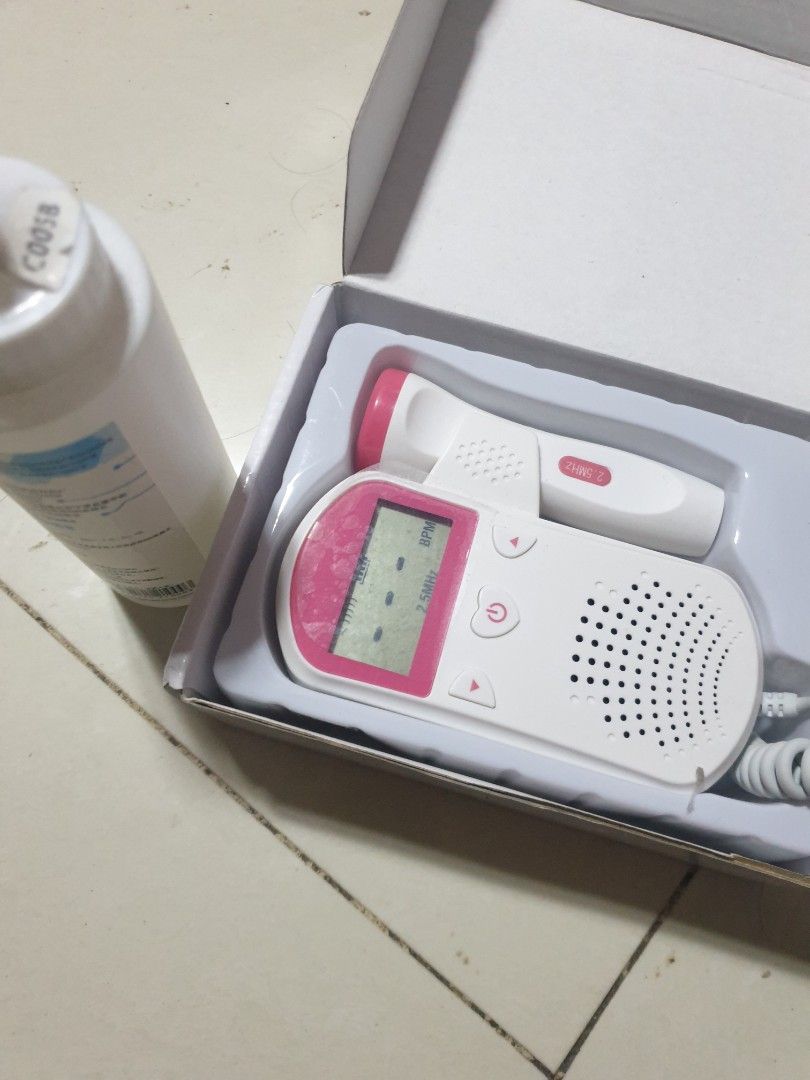 Fetal Doppler Baby Heart Device Portable Medical LCD Screen, Babies ...