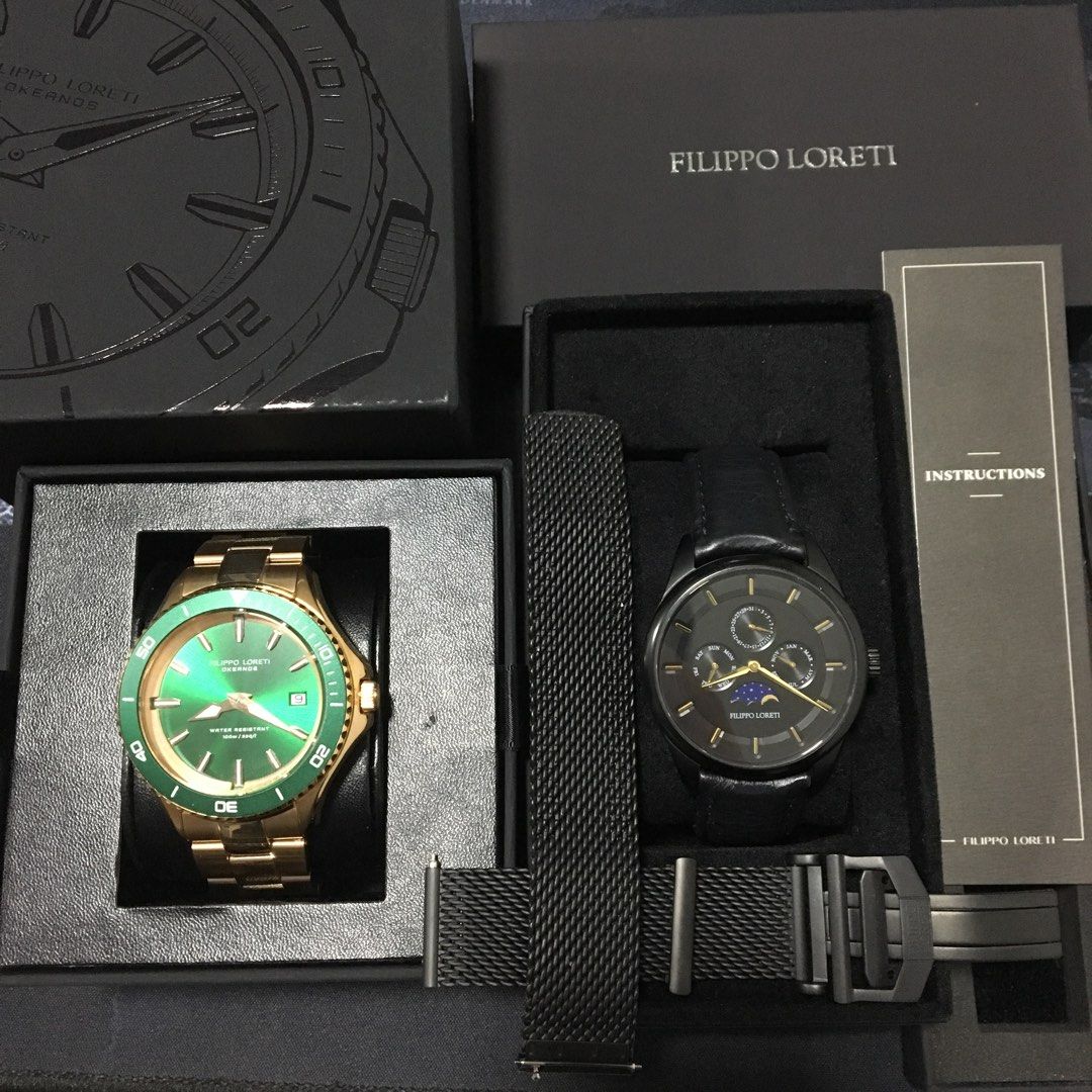 Filippo Loreti Automatic & Quartz Men Watches (BNIB), Men's Fashion ...