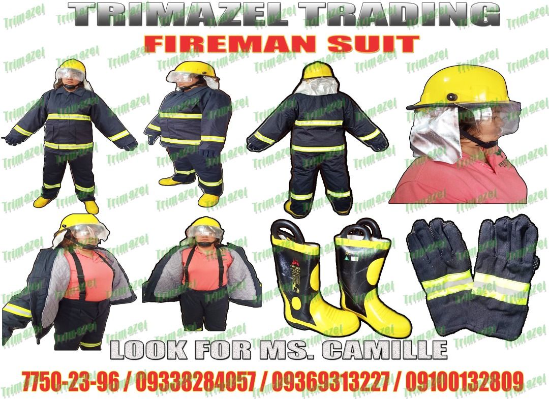 FIREMAN SUIT, Men's Fashion, Coats, Jackets and Outerwear on Carousell