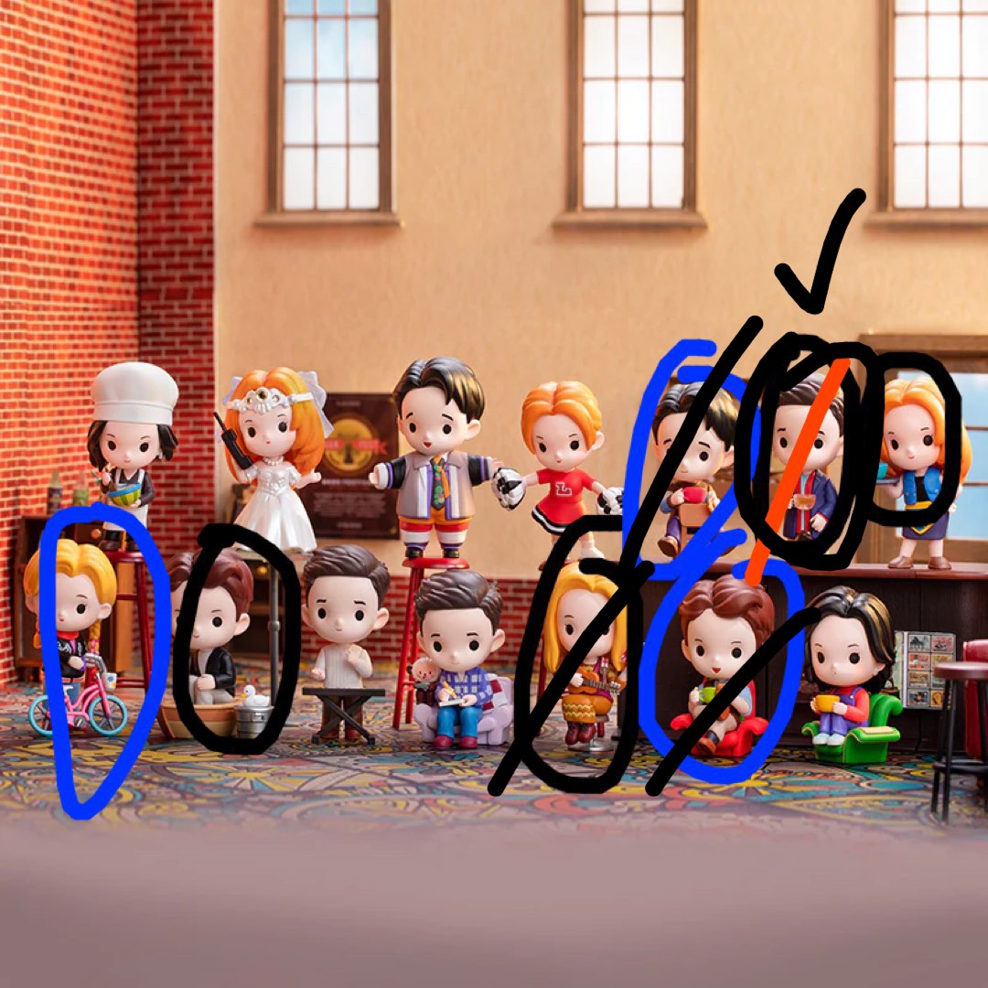 Friends popmart series, Hobbies & Toys, Toys & Games on Carousell