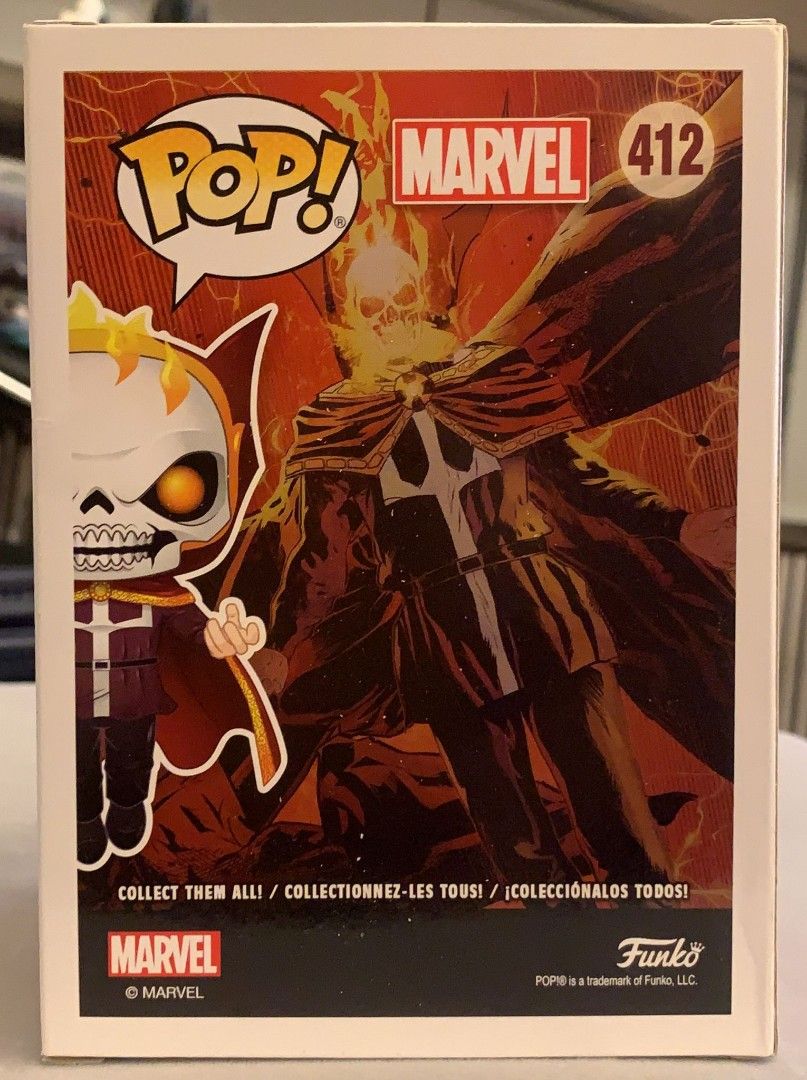 Funko Pop Marvel 412 DOCTOR STRANGE (Ghost Rider), Hobbies & Toys, Toys ...
