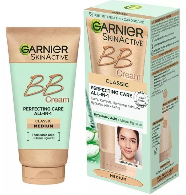 Garnier Skin Active BB Cream Original SPF15 (50ml) - Classic Light ...