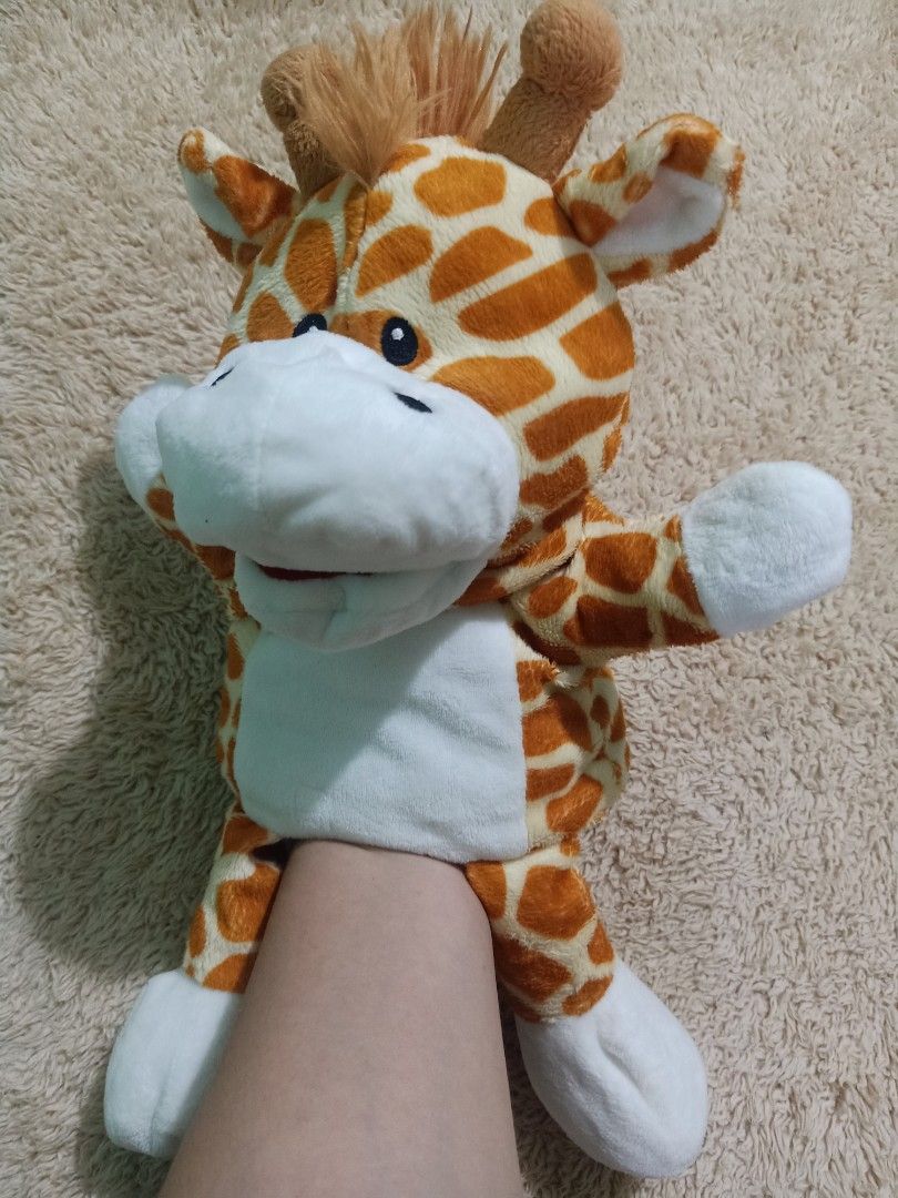 GIRAFFE HAND PUPPET, Hobbies & Toys, Toys & Games on Carousell