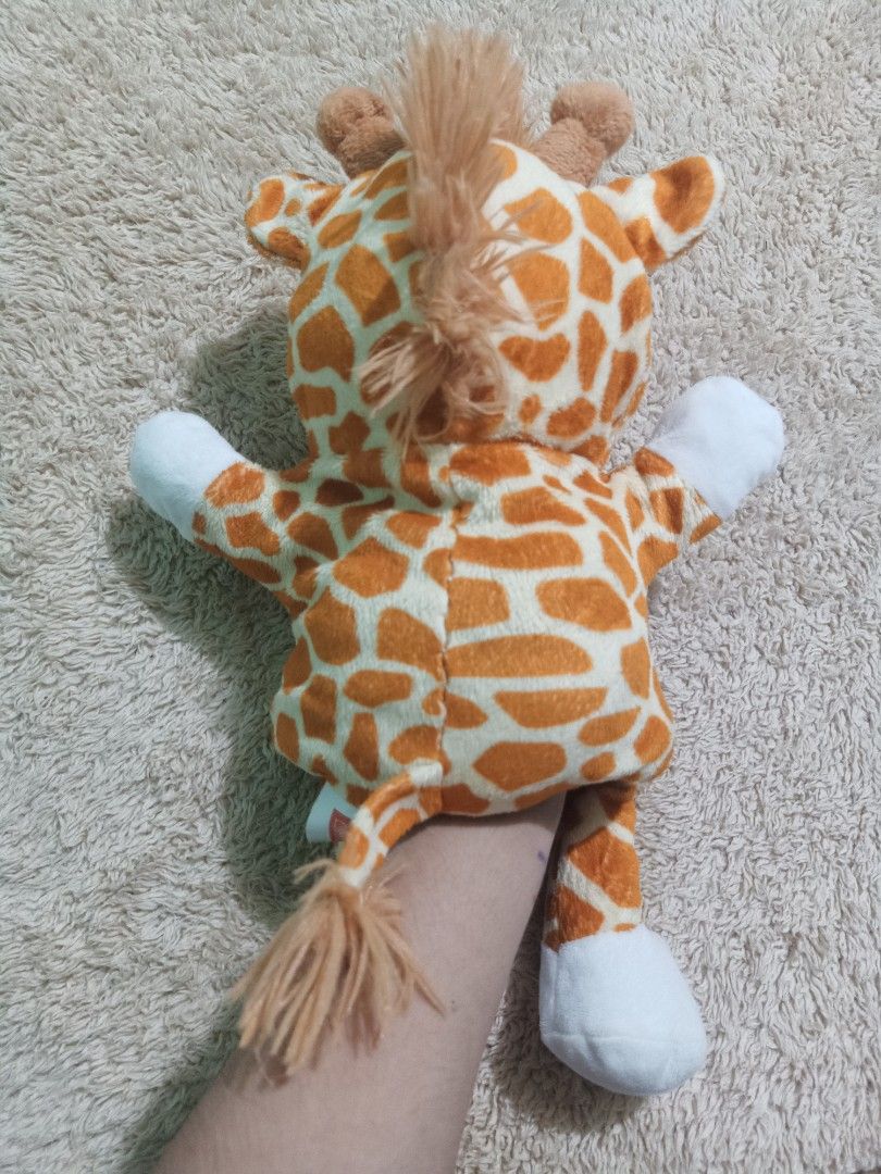 GIRAFFE HAND PUPPET, Hobbies & Toys, Toys & Games on Carousell