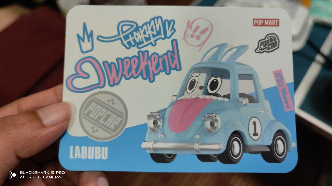 Happy Weekend Popcar Labubu, Hobbies & Toys, Toys & Games on Carousell