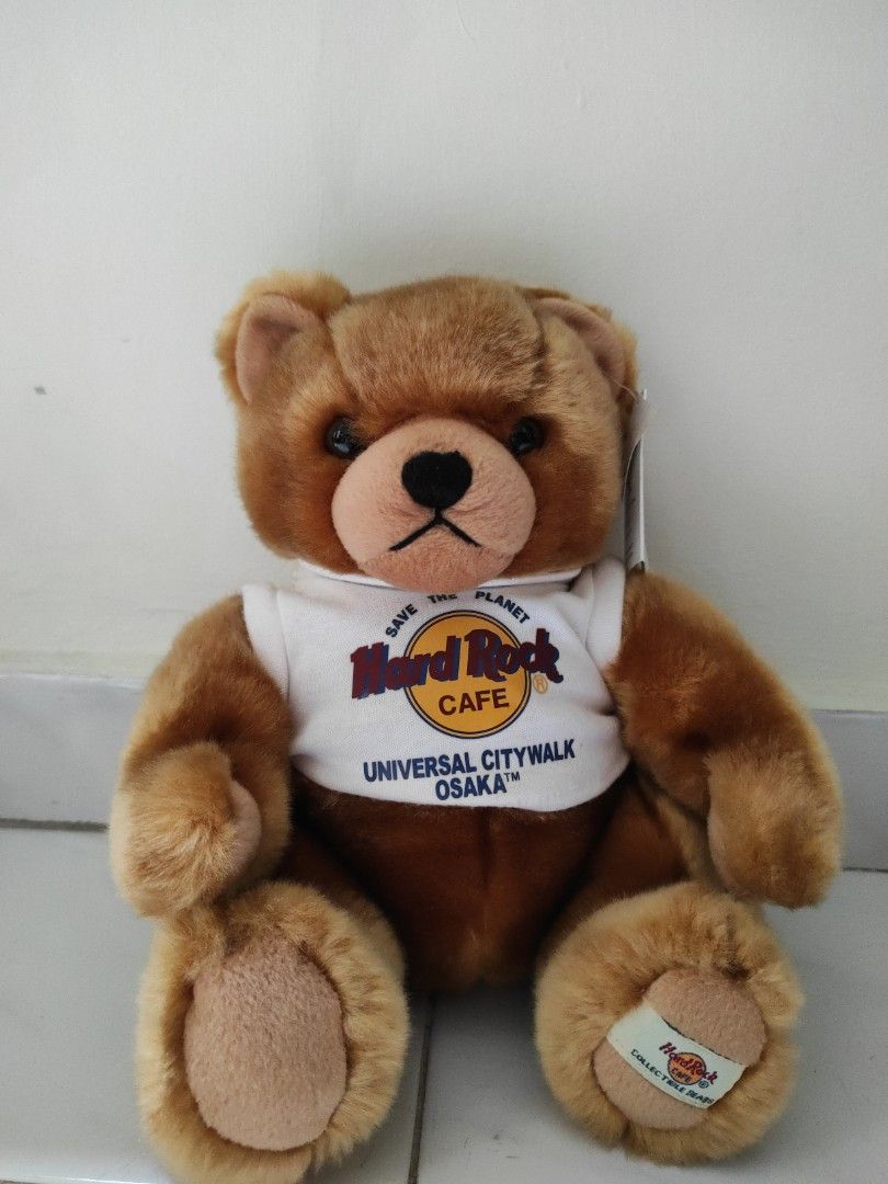 Hard rock cafe plushies bear bunny, Hobbies & Toys, Memorabilia ...