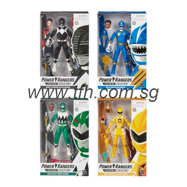 Hasbro Power Rangers Lightning Collection - 6' Figure - Wave 12: Set of ...