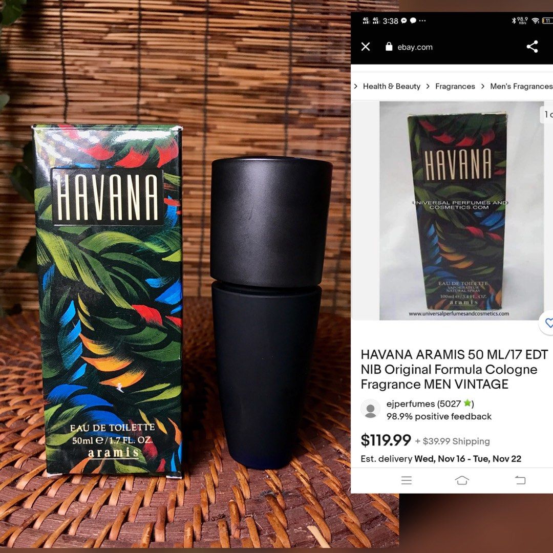HAVANA by Aramis Eau de toilette, Beauty & Personal Care, Fragrance & Deodorants on Carousell