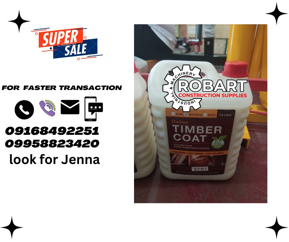 Hudson Timber Coat Semi Gloss 3.5L, Commercial & Industrial ...