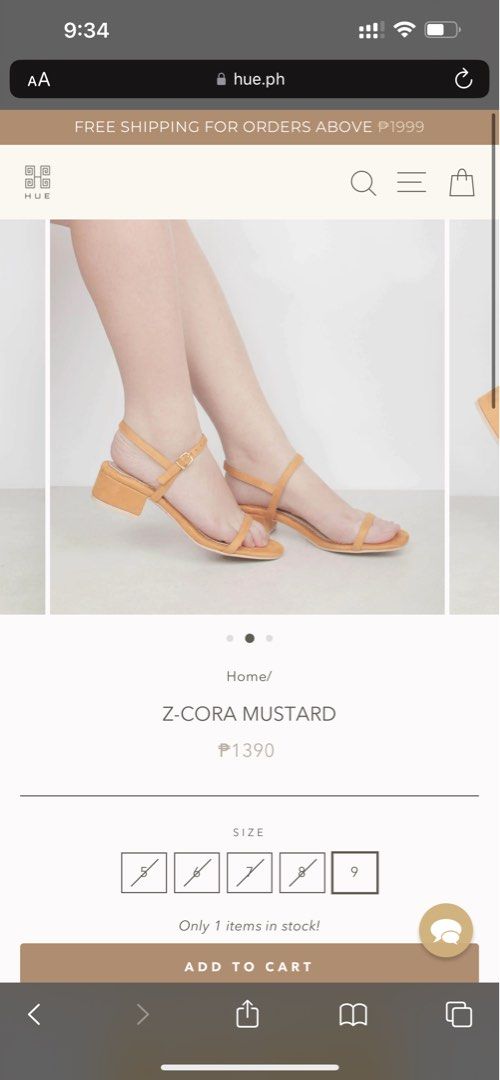 HUE Manila - Cora in Mustard (size 5), Women's Fashion, Footwear, Flats ...