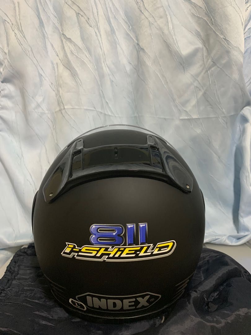 Index full face helmet with sun visor, Motorcycles, Motorcycle ...
