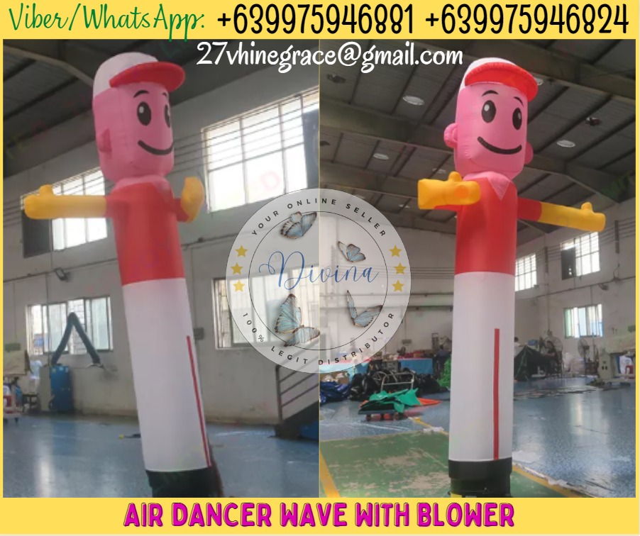 Inflatable Sky Dancer 8 Feet with Blower, Hobbies & Toys, Stationary ...