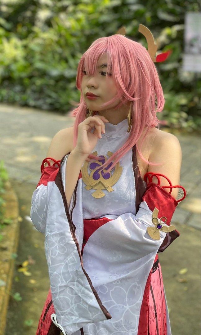 INT CHECK Yae miko genshin impact cosplay, Hobbies & Toys, Memorabilia ...