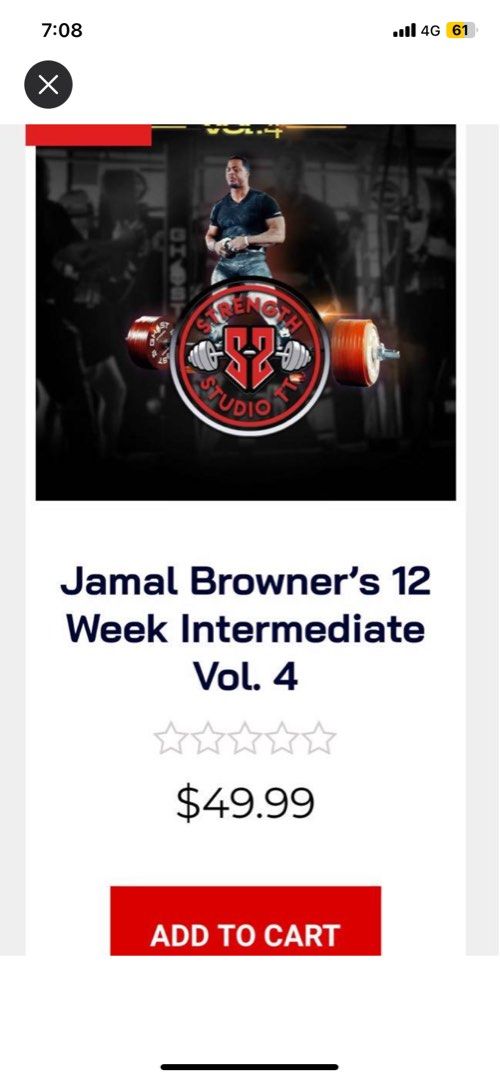 Jamal Browner V4 Program, Everything Else on Carousell