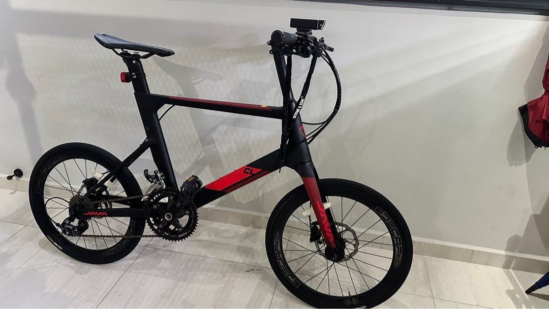 NO NEGO JAVA Mini Velo Carbon 20inch 18 Speed Bicycle Mini Road Bike CL ...