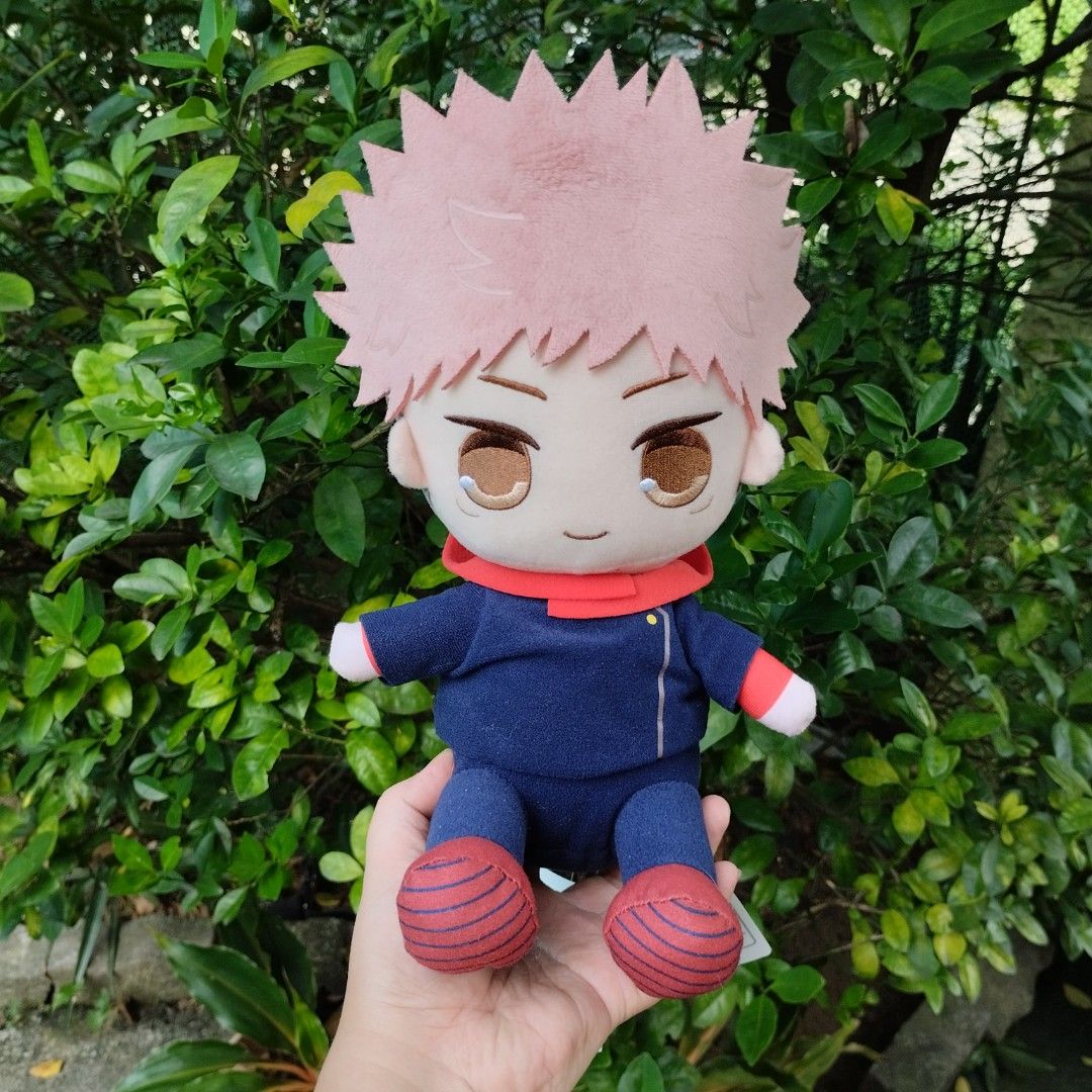 Jujutsu Kaisen Yuji Itadori Plush Doll, Hobbies & Toys, Toys & Games on ...