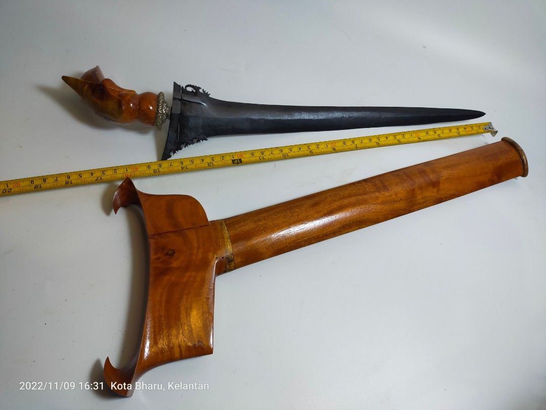 Keris Kedah Bilah Saras Lurus ( Lok 1 ), Hobbies & Toys, Collectibles ...