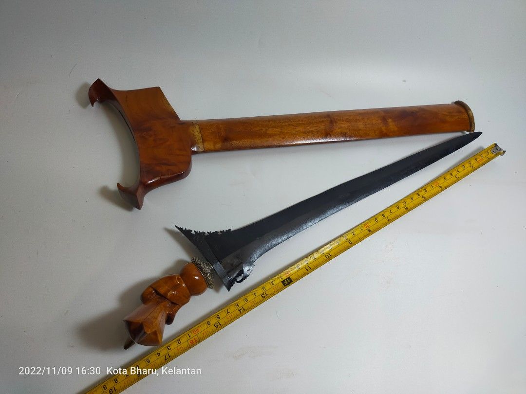 Keris Kedah Bilah Saras Lurus ( Lok 1 ), Hobbies & Toys, Collectibles ...