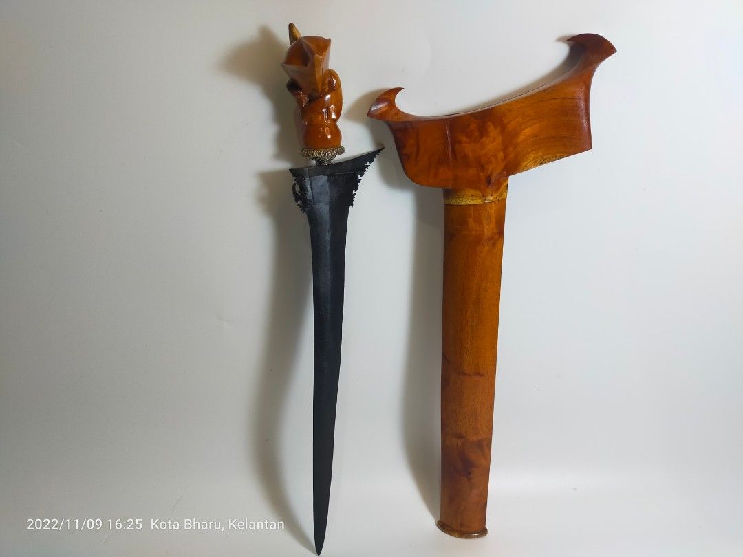 Keris Kedah Bilah Saras Lurus ( Lok 1 ), Hobbies & Toys, Collectibles ...