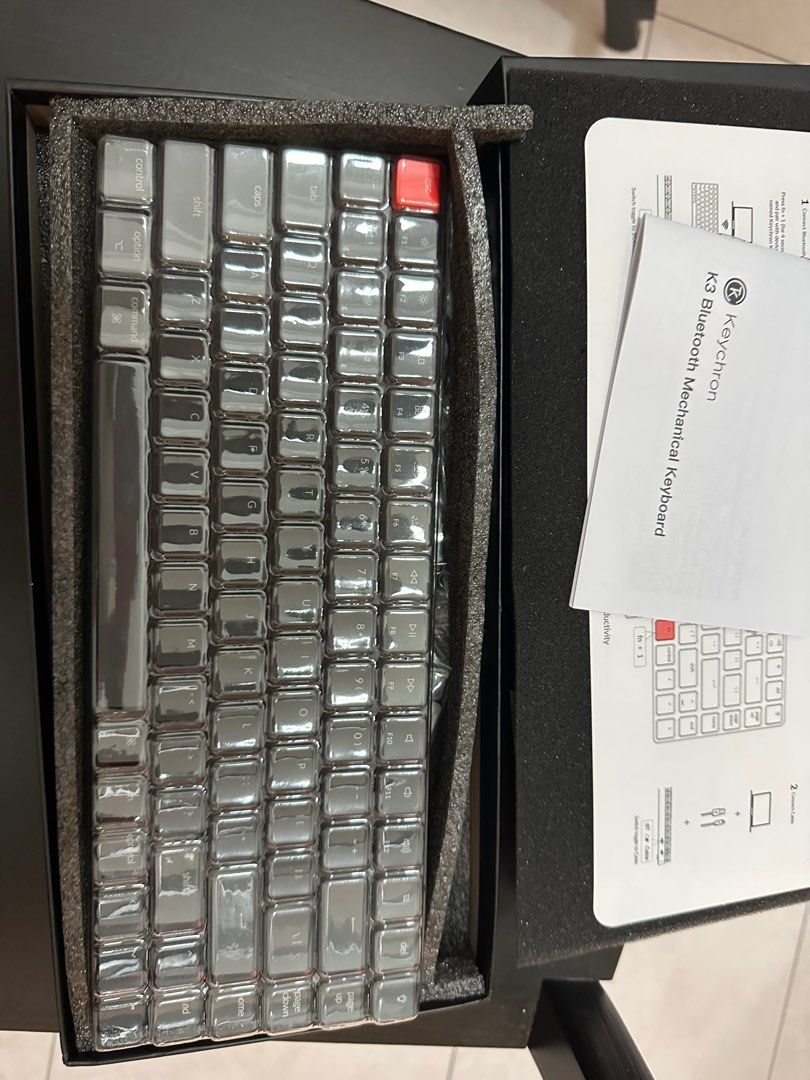 Keychron K3 75% Layout 84-Key Ultra-Slim Hot-Swappable Wireless ...