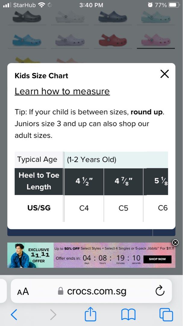 Kids shoe $10 Crocs size C5 - 12cm, Babies & Kids, Babies & Kids ...