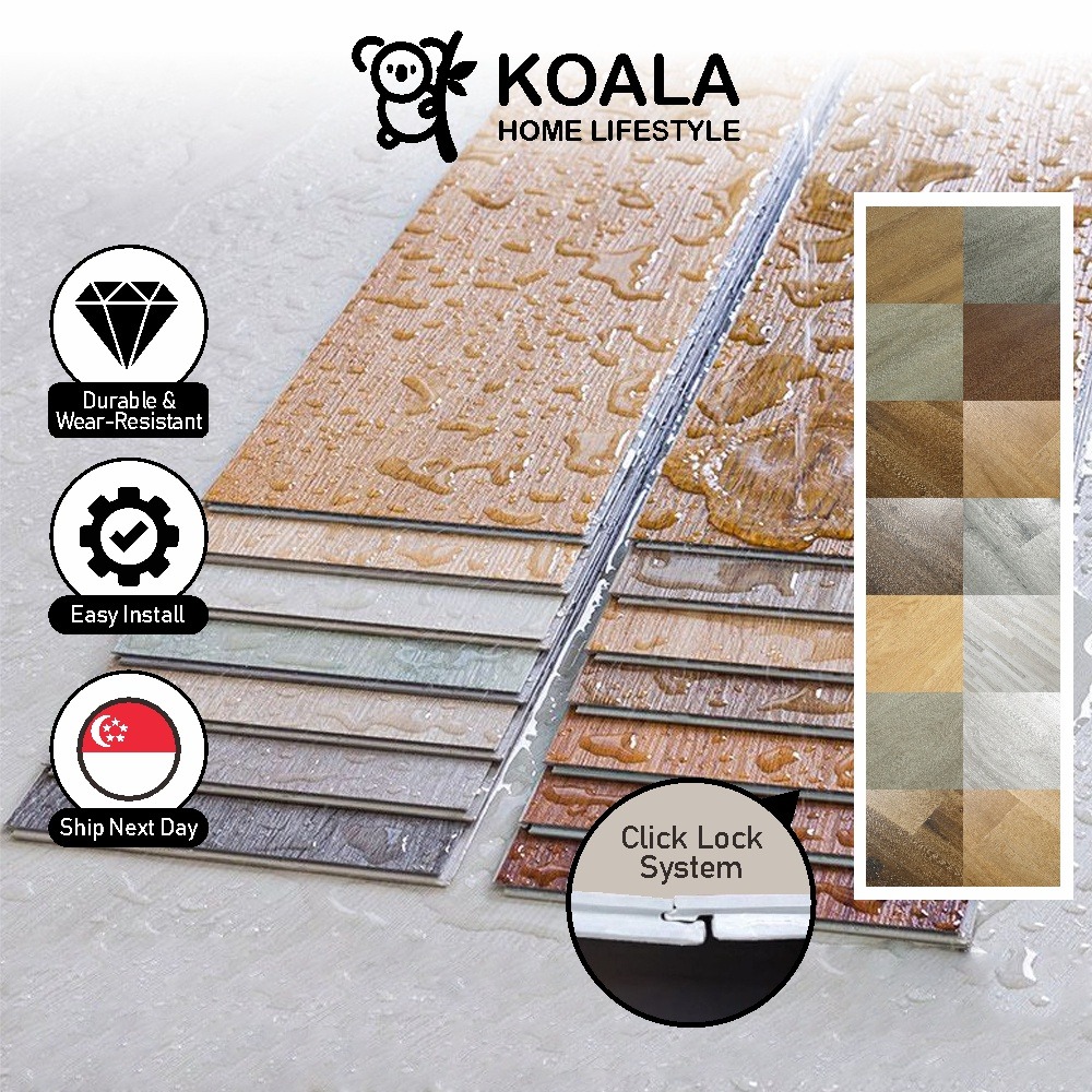 Koala Home SPC lock structure stitching healthy fashion wear-resistant ...