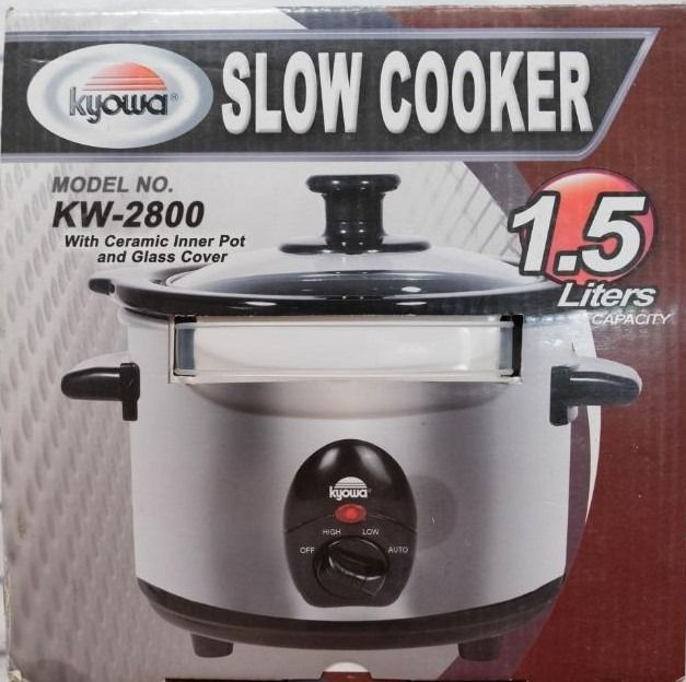 Kyowa Slow Cooker KW-2800 1.5 Liters, TV & Home Appliances, Other Home ...