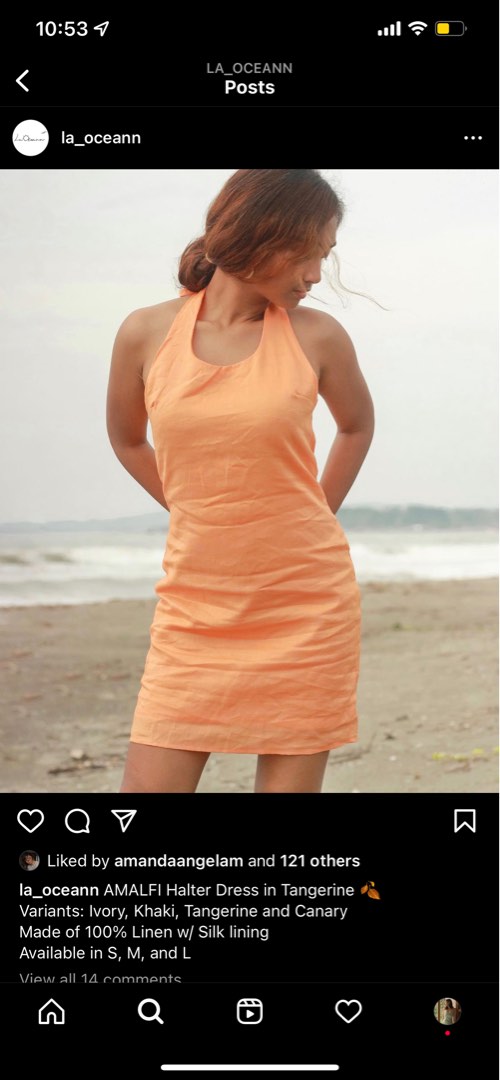 La Oceann Amalfi Halter Mini, Women's Fashion, Dresses & Sets, Dresses on Carousell