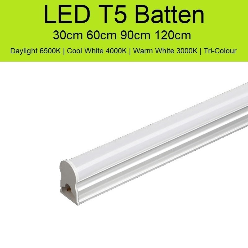 LED T5 Batten Tube Cove False Ceiling Light Daylight 6500K Cool White ...