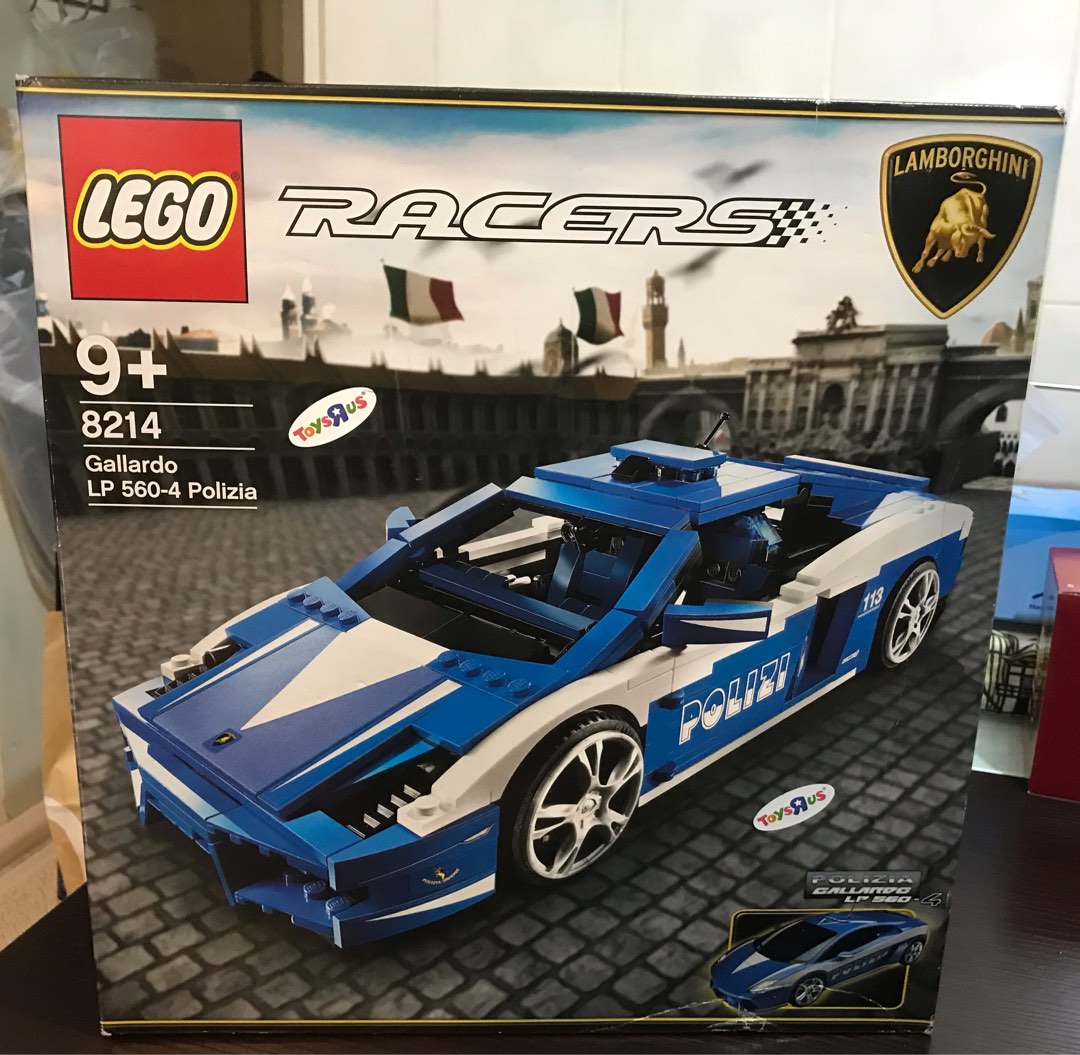 Lego 8214: Lamborghini Polizia (2010, retired product), 興趣及遊戲, 玩具 & 遊戲類 ...