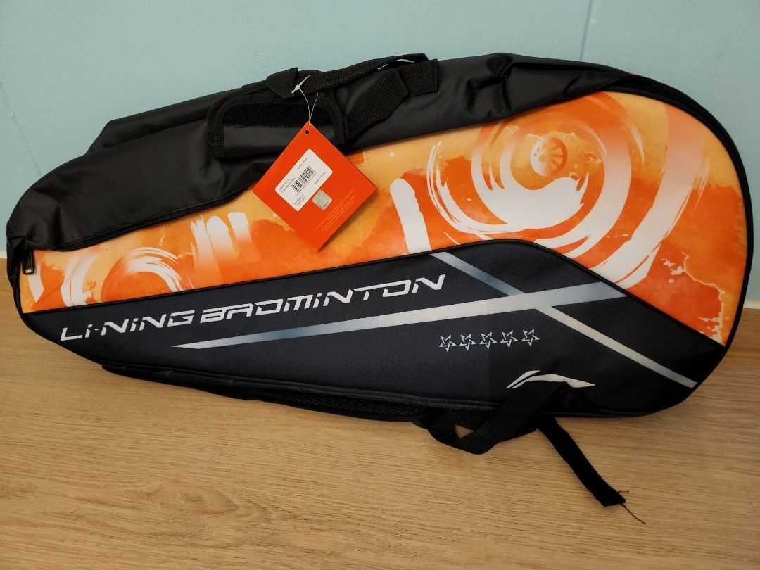 Li Ning Badminton Bag, Sports Equipment, Sports & Games, Racket & Ball ...