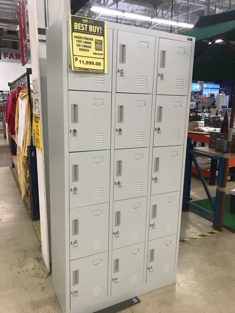 LOCKER PADLOCK TYPE 15DOOR SCHAFFEN, Furniture & Home Living, Office ...