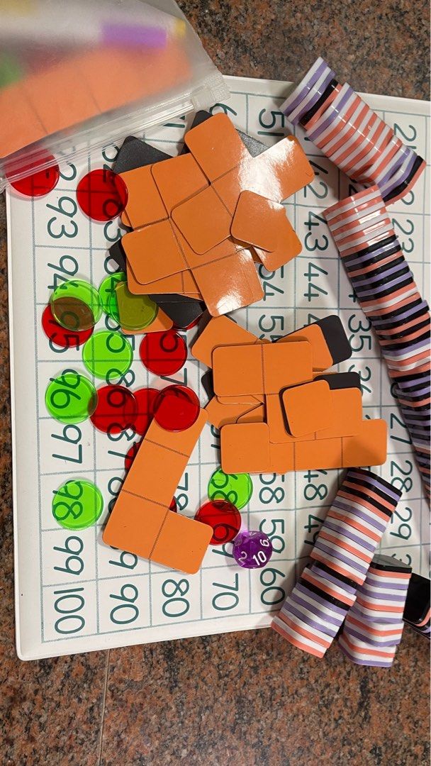 Montessori hundred board Maths 100 number board with magnetic sheet ...