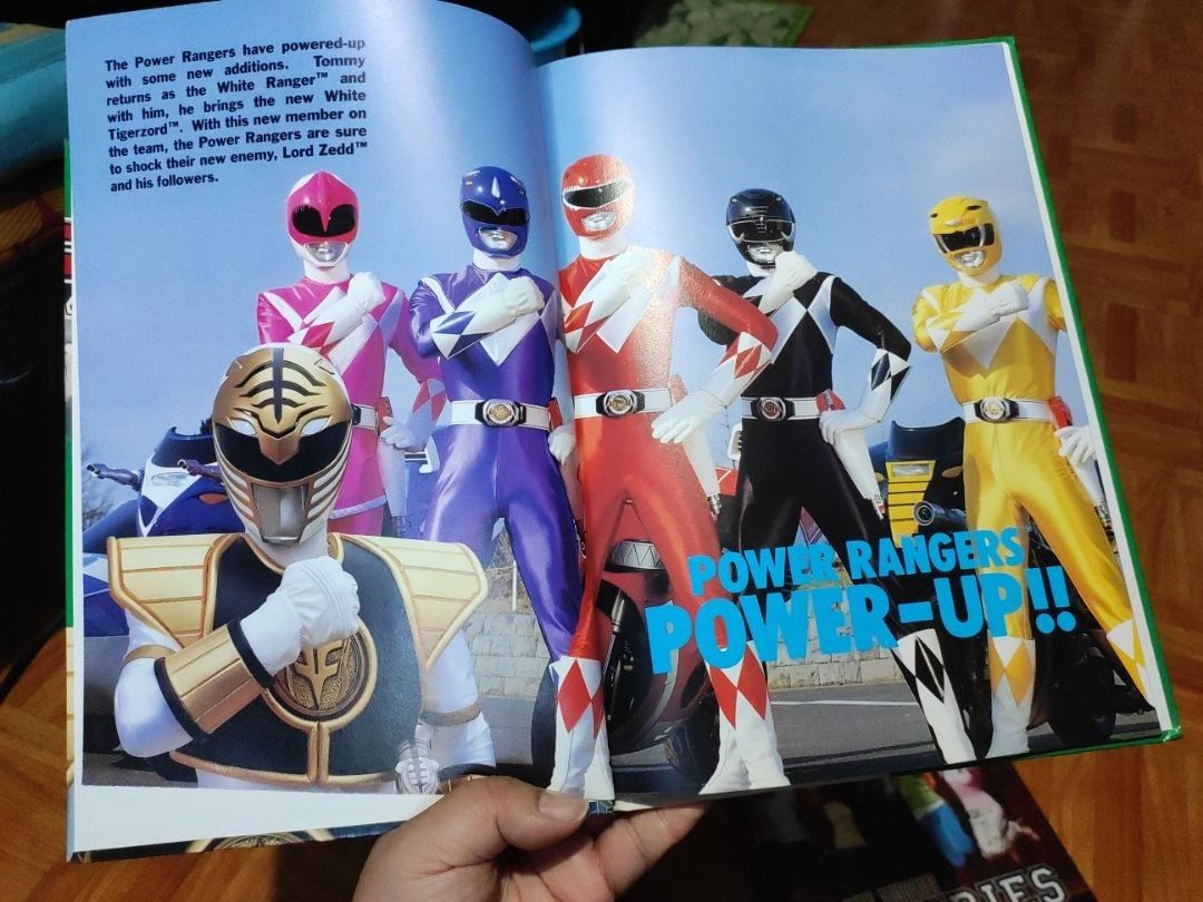 Mighty Morphin Power Rangers Vintage Book 1994, Hobbies & Toys, Books ...