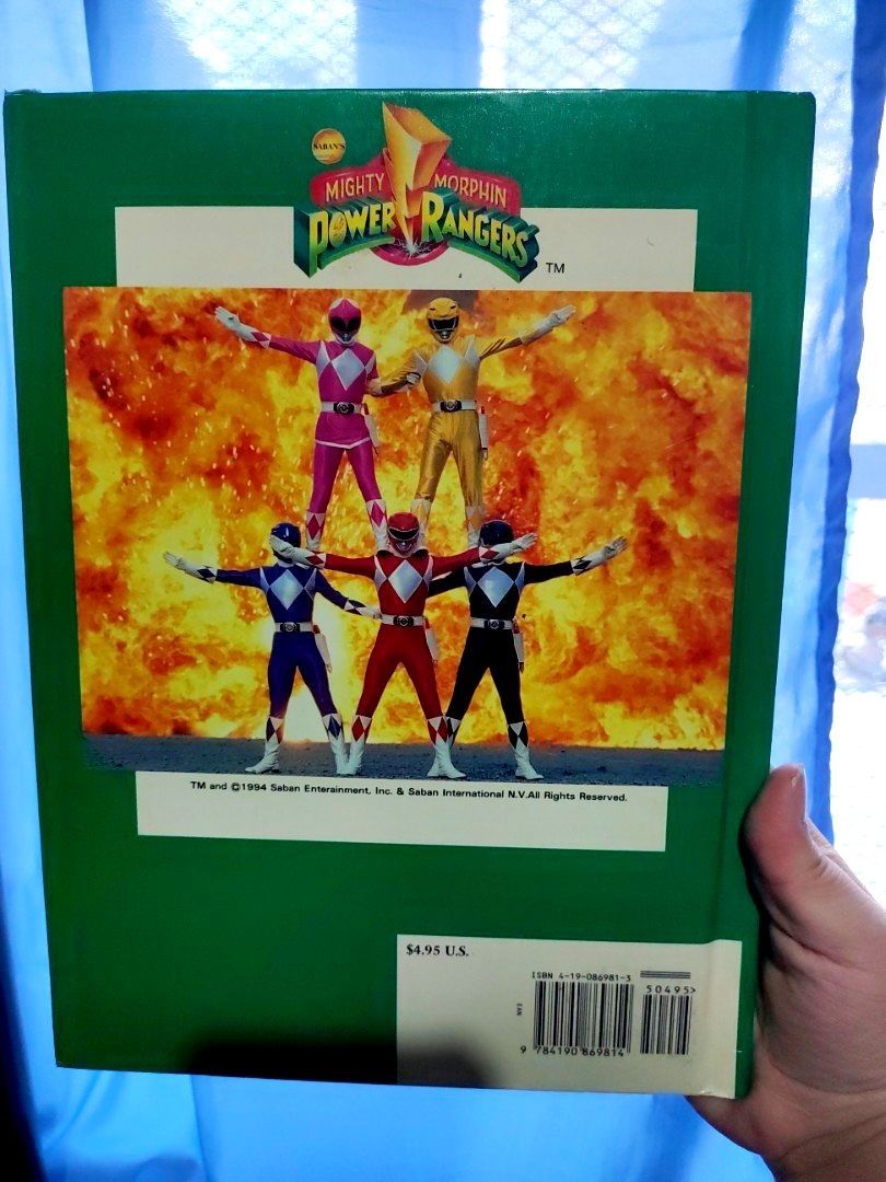 Mighty Morphin Power Rangers Vintage Book 1994, Hobbies & Toys, Books ...