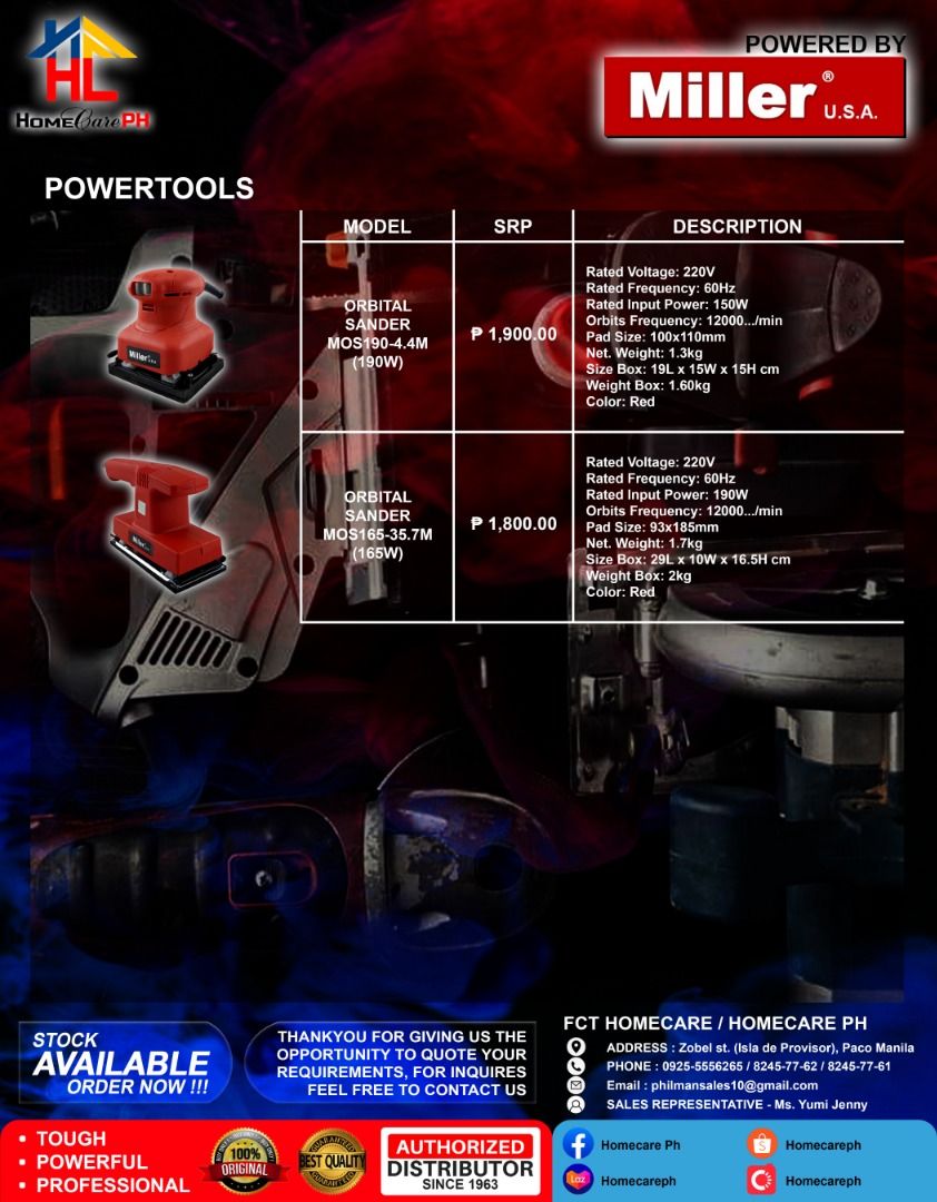 Miller Powertools Flyers, Commercial & Industrial, Industrial Equipment ...